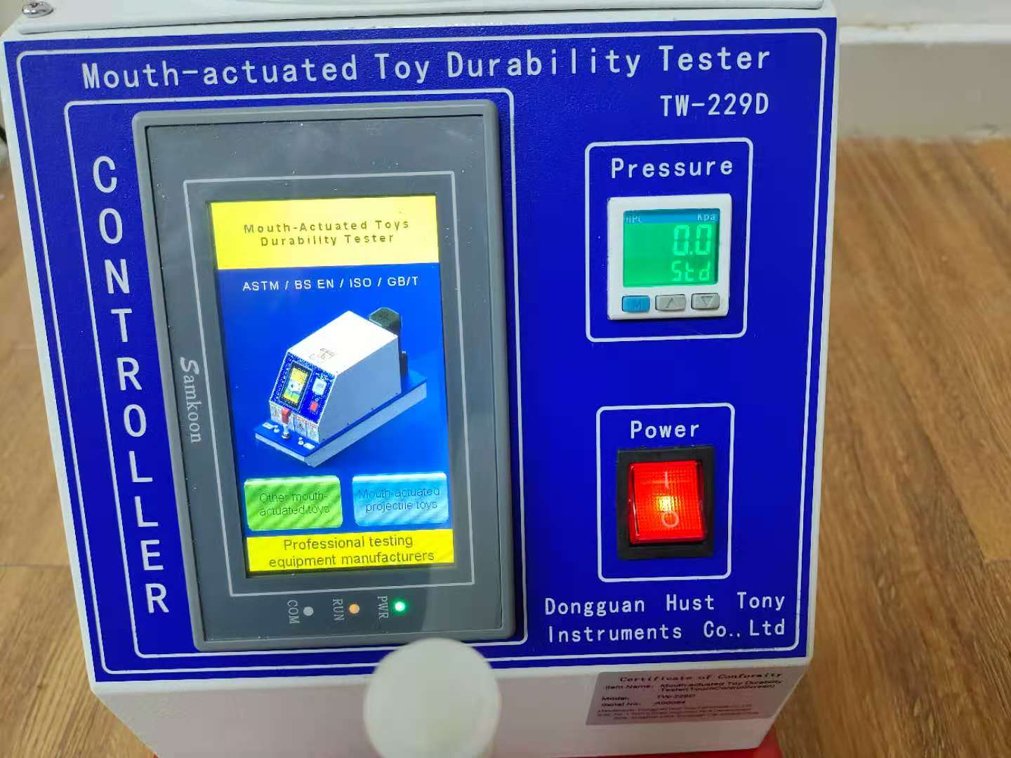 Mouth-actuated Toy Durability Tester TW-229D-Manufacturer