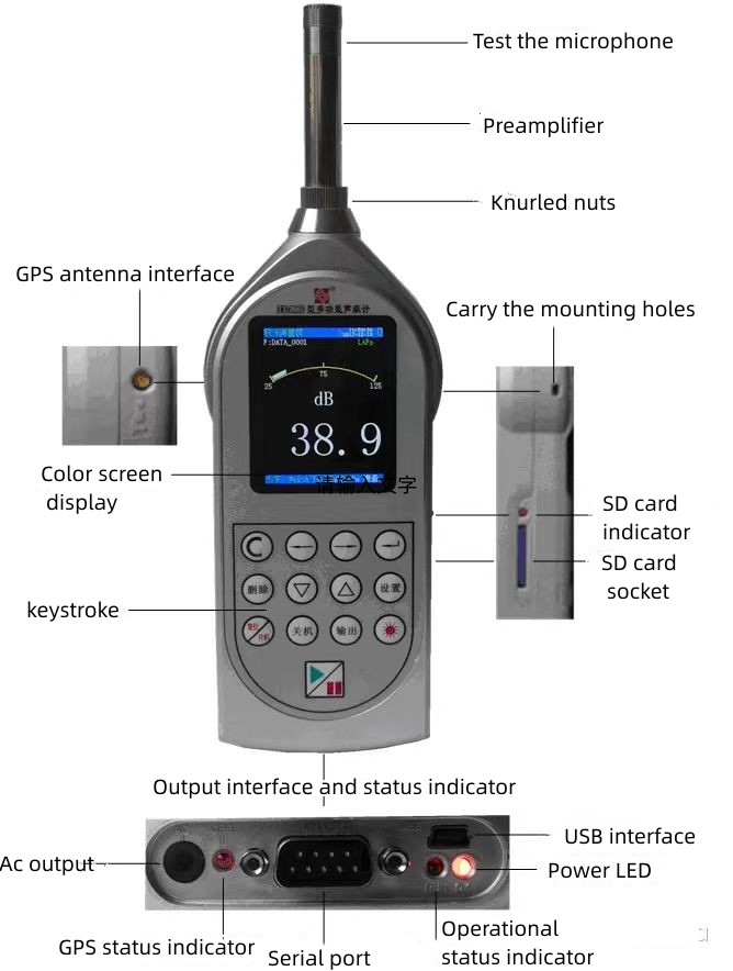 Best AWA6228+ Multifunction Sound Level Meter-High Precision